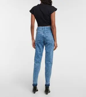 Isabel Marant Étoile Zineae Cotton Jersey Crop Top - Black