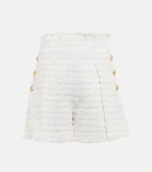 Balmain Slit Shorts For Women