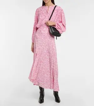 Isabel Marant Étoile Brunille Silk-blend Chiffon Blouse
