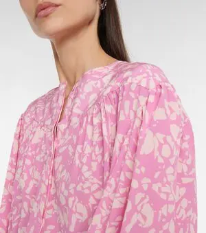 Isabel Marant Étoile Brunille Silk-blend Chiffon Blouse