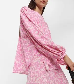 Isabel Marant Étoile Brunille Silk-blend Chiffon Blouse