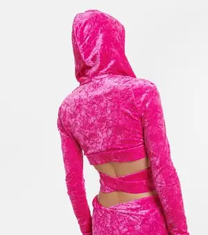 Versace Medusa Biggie Velvet Hoodie