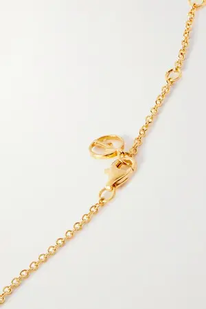Anissa Kermiche Solidarity -plated Cubic Zirconia Necklace