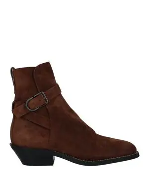 TOD'S Calfskin Ankle Boots - Brown