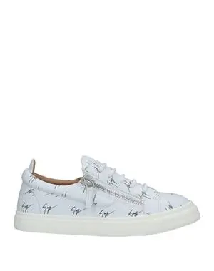 GIUSEPPE ZANOTTI Low-Top Leather Sneakers White