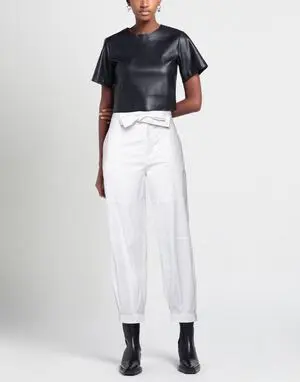 MERCI Cotton-blend Straight Leg Pants