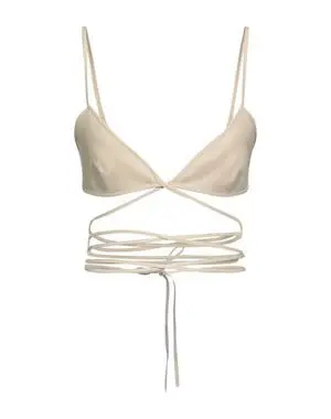 Drome DROMe Lambskin Crop Top White