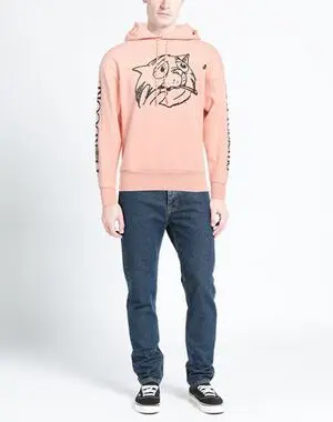 Aries Fleece Sweatshirt - Salmon Pink