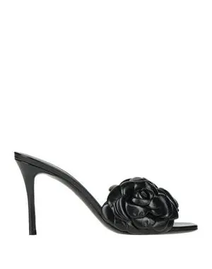 Valentino Garavani Atelier Leather Sandals Black