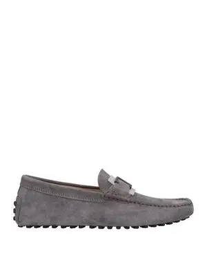 TOD'S Loafers In Leather - Grey