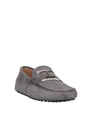 TOD'S Loafers In Leather - Grey