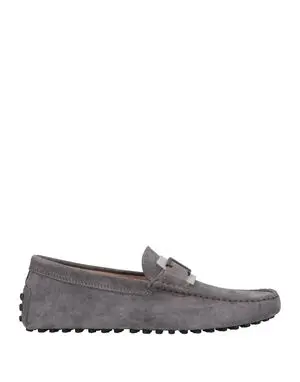 TOD'S Loafers In Leather - Grey