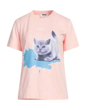 MSGM Printed T-shirt - Pink