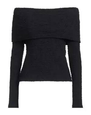 MSGM Off-the-shoulder Top - Black
