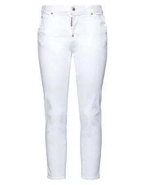 Dsquared2 Jeans In Stretch Cotton And Elastane - White