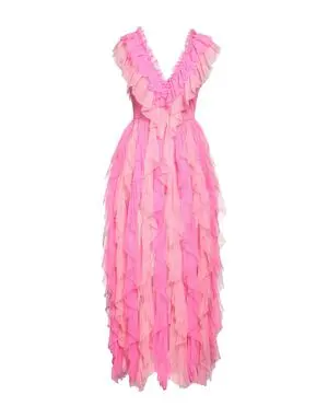 ANIYE BY Maxi Tulle Gown - Fuchsia