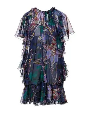 Dsquared2 Flared Mini Dress - Purple