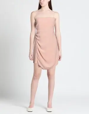 MERCI Mini Asymmetric Dress - Pink