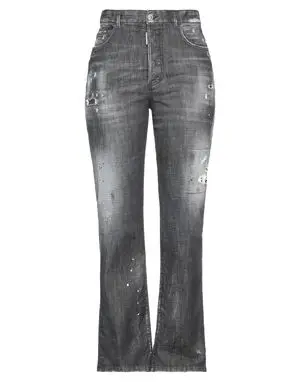 Dsquared2 Straight-leg Jeans With Distressed Details - Black