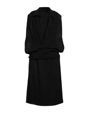 MAISON MARGIELA Midi Wool & Silk Blend Dress