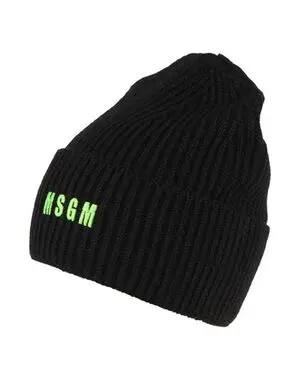 MSGM Knitted Beanie - Black