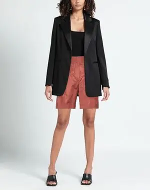 Valentino Garavani High Waisted Taffeta Bermuda Shorts