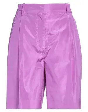 Valentino Garavani Taffeta Bermuda Shorts - Purple