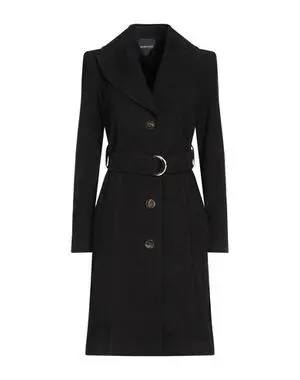 MARCIANO Belted Flannel Coat