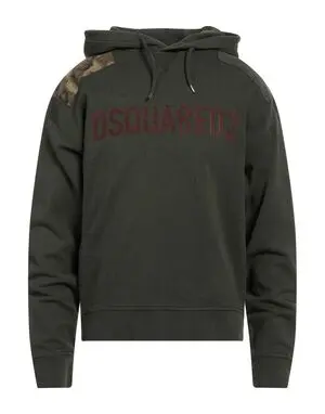 Dsquared2 Sweatshirt In Cotton And Elastane - Green