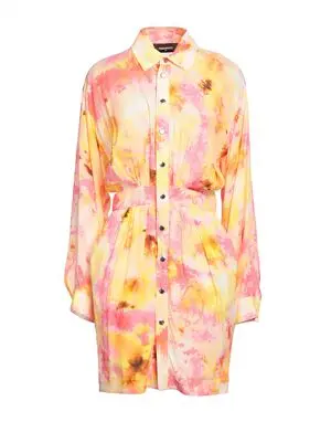 Dsquared2 Mini Shirt Dress - Apricot