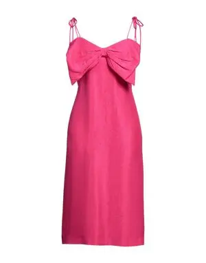 MSGM Midi Dress Lime Size Viscose