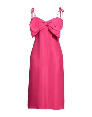 MSGM Midi Dress Lime Size Viscose