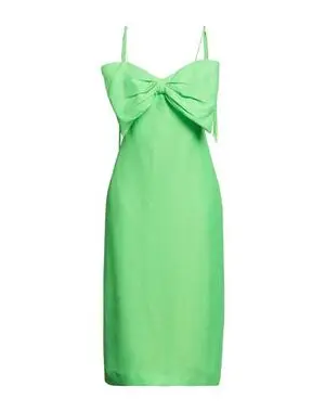 MSGM Midi Dress Lime Size Viscose