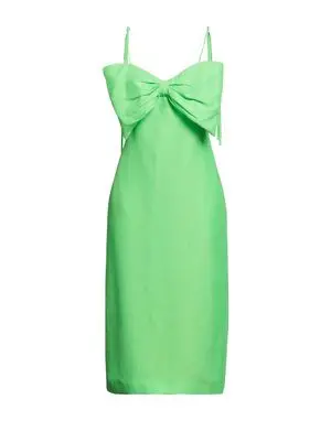 MSGM Midi Dress Lime Size Viscose