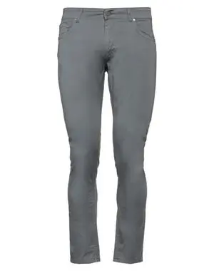 FRANKIE MORELLO Cotton-blend Tapered Trousers - Grey