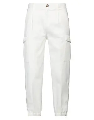 Brunello Cucinelli Cotton Cargo Pants - White