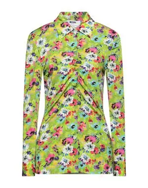 MSGM Floral-print Jersey Shirt
