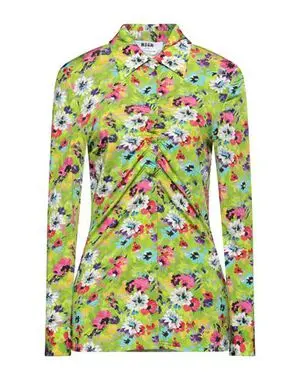 MSGM Floral-print Jersey Shirt