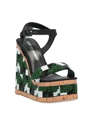 HAUS OF HONEY Wedge Sandals