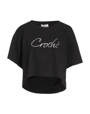 CROCHÈ Logo-print T-shirt - Black