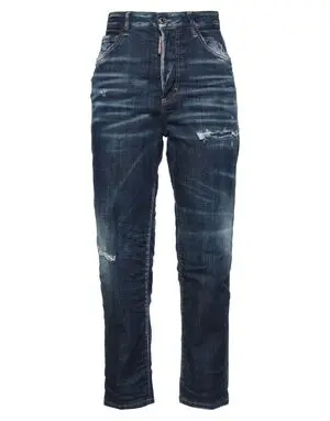 Dsquared2 Boyfriend Jeans Cotton Elastane - Blue