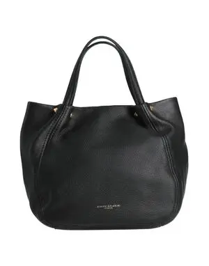 GIANNI CHIARINI Woman Handbag Mauve Size - Soft Leather Black