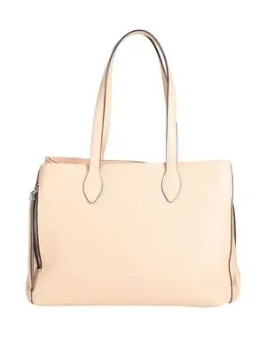 GIANNI CHIARINI Leather Tote Handbag - Cream