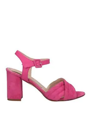 STELE Ankle Strap Sandals - Fuchsia