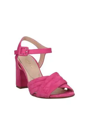 STELE Ankle Strap Sandals - Fuchsia