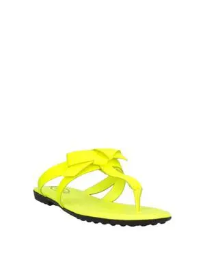 TOD'S Leather Thong Sandals