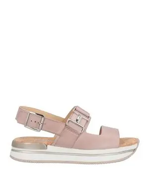Hogan Soft Leather Sandals - Pink