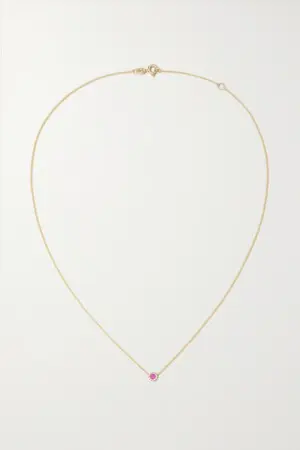 DIANE KORDAS Evil Eye Diamond Necklace