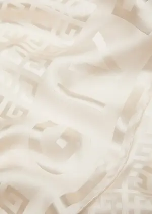 Givenchy Logo-jacquard Silk Scarf