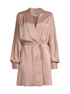 Lunya Washable Silk Robe Otium Tan